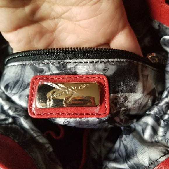 Junior Drake | Bags | Junior Drake Red Leather Satchel | Poshmark